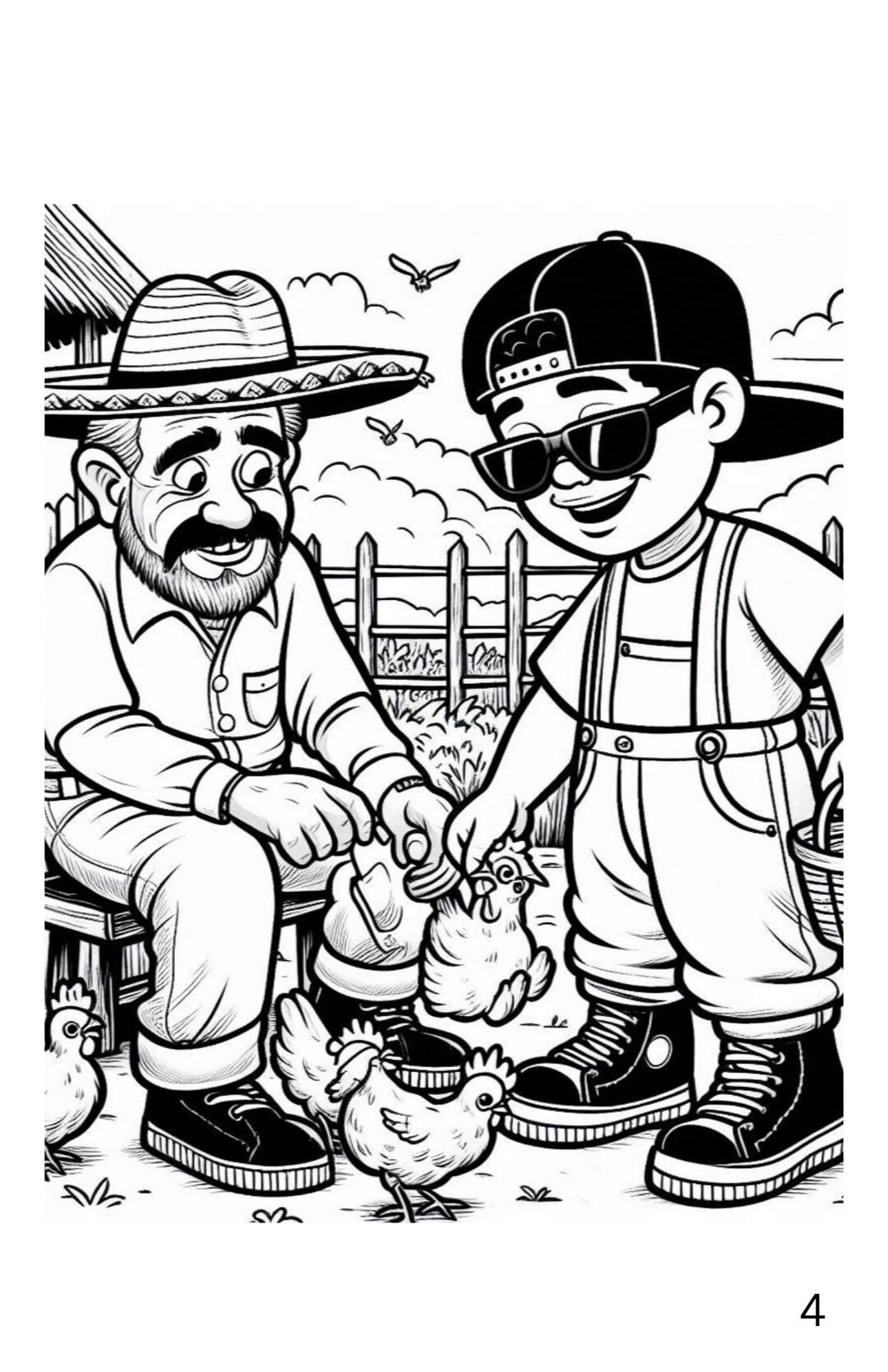 Chicano Coloring Page - Etsy