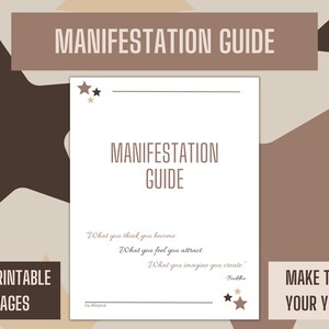 Manifestation Guide, Goal Setting, Affirmations, Manifestation ...