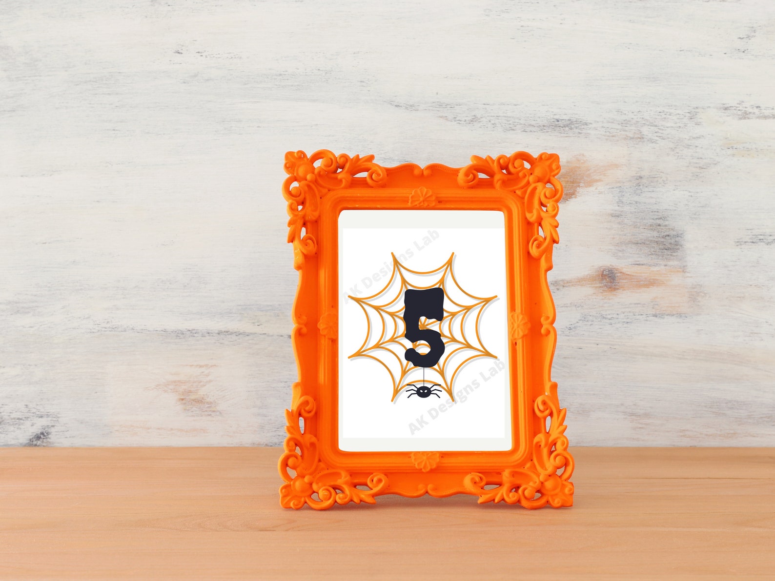 Printable Table Numbers, Halloween, Parties, Holidays, Instant Download ...