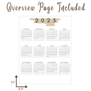Printable 2023 Calendar, PDF, Instant Download, Direct Download ...