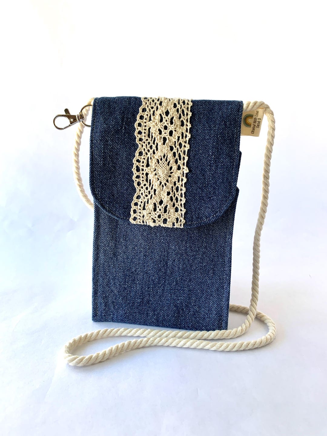 Upcycled Phone Accessories Crossbody - Etsy