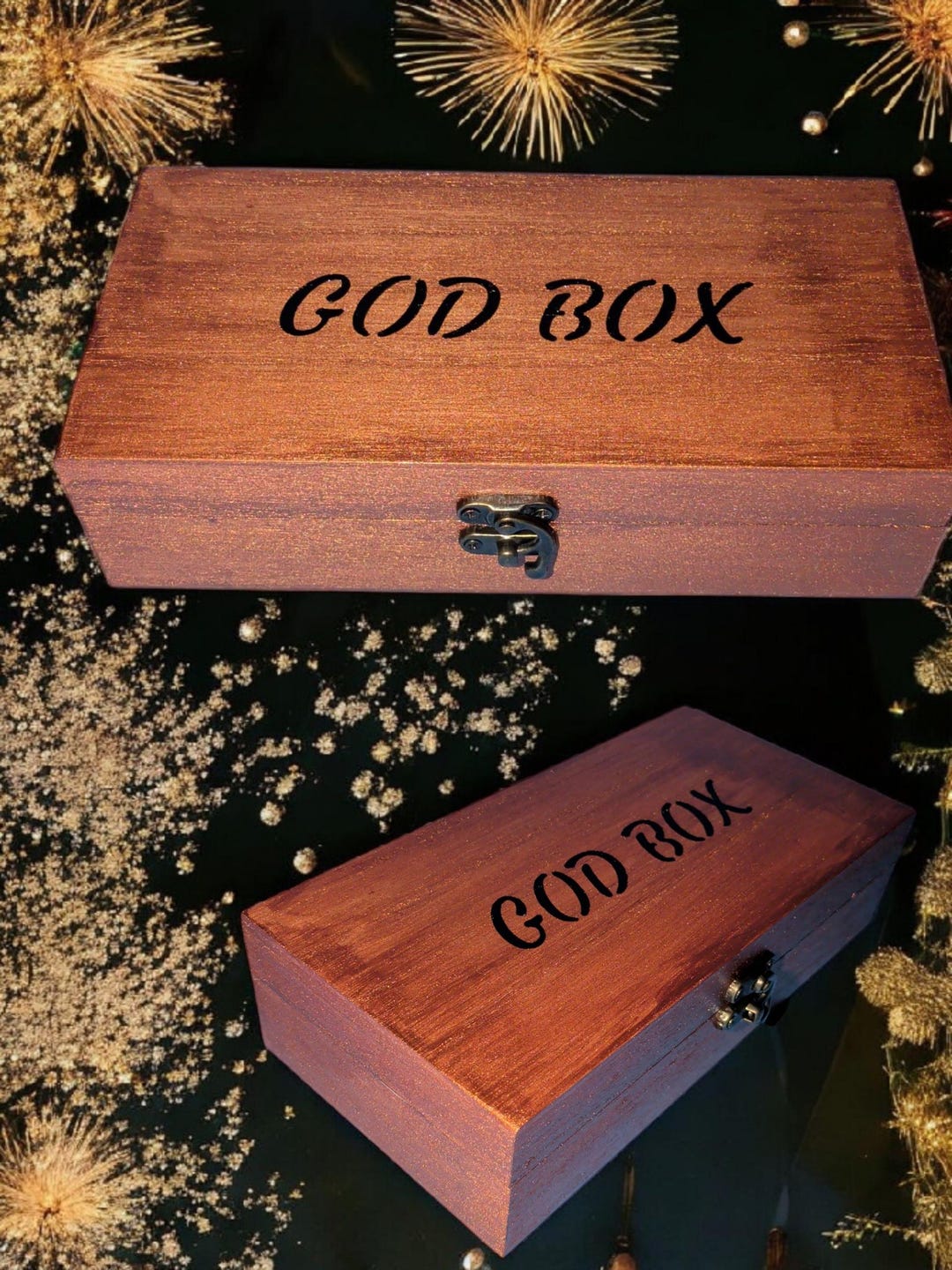 Metallic Bronze God Box, Write Prayers &gratitude - Etsy