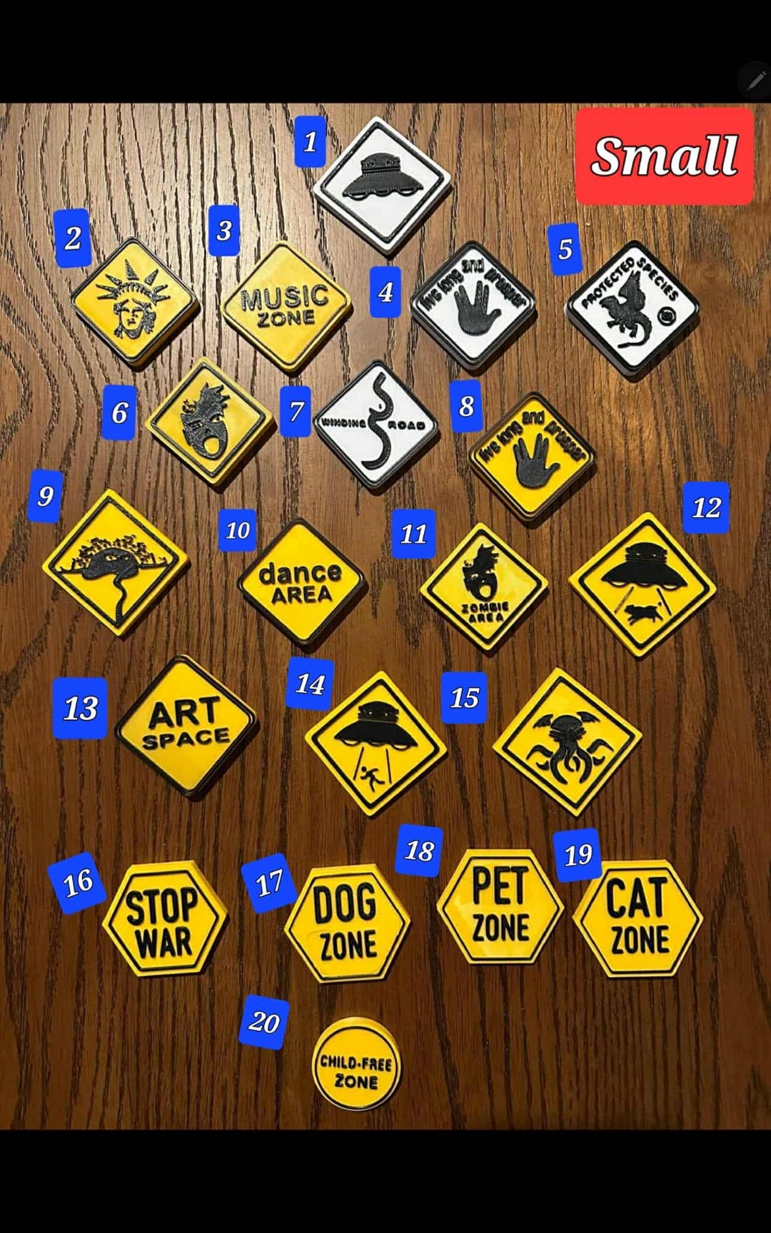 Wacky Road Signs Magnets - Etsy