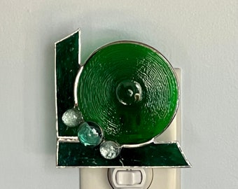 Green Winged Bat Stained Glass Light Sensor Night Light - Etsy