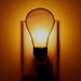 Light Bulb Stained Glass Night Light Glo in the Dark Lights Out! - Etsy