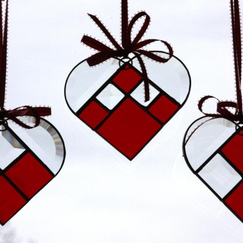 Stained Glass Heart - Etsy