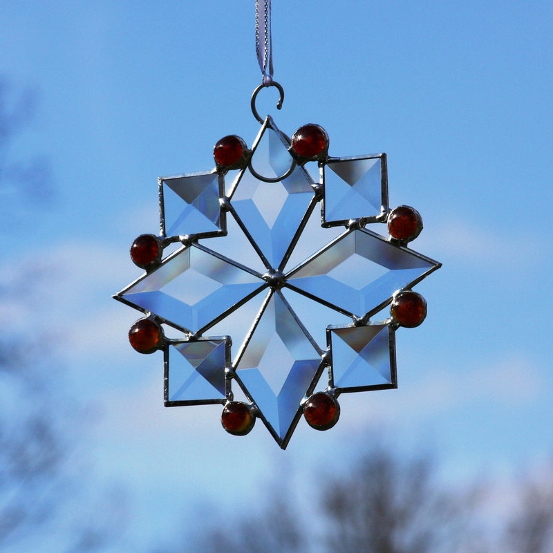 Beveled Snowflake - Etsy