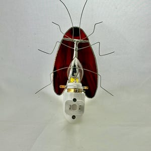 Firefly Lightning Bug Stained Glass Night Light - Etsy