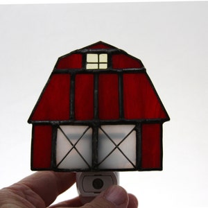 Little Red Barn Night Light Kids' Room, Farm - Etsy