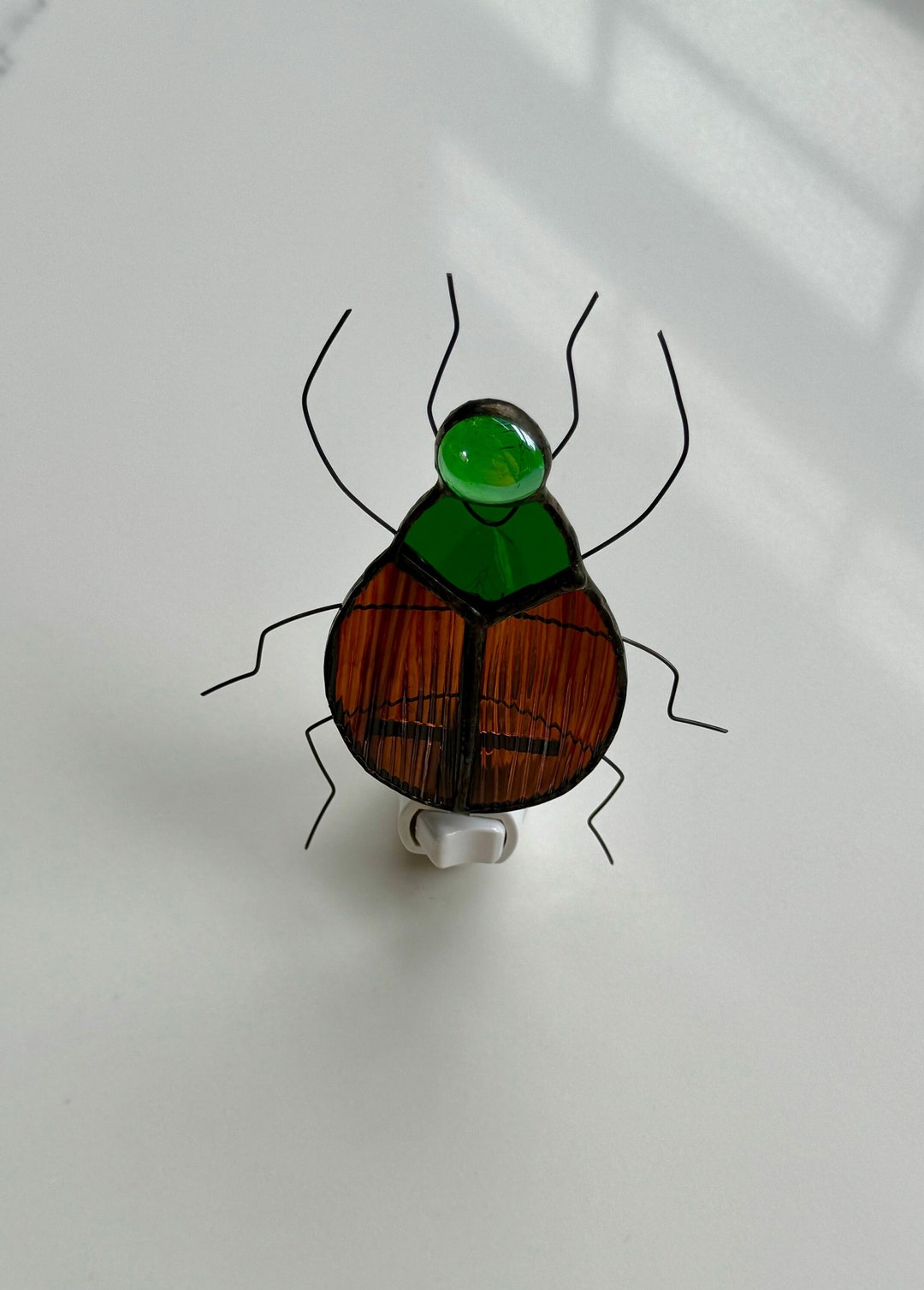 Stained Glass Japanese Beetle Night Light - Etsy