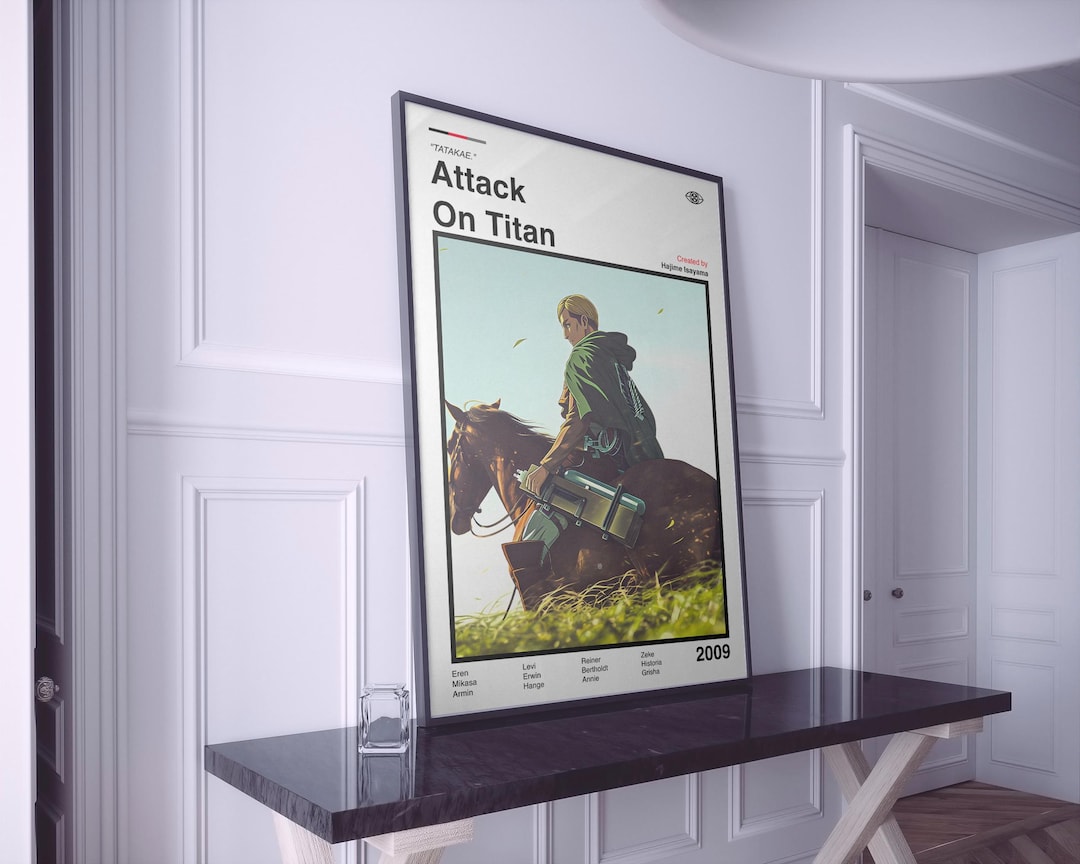 Attack on Titan Poster | Aot Poster | Aot Anime Print | Anime Poster ...