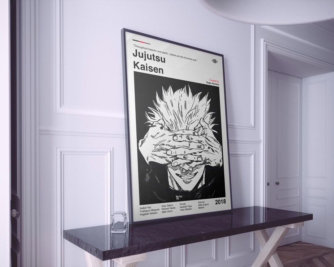 Jujutsu Kaisen Poster | JJK Poster | Jujutsu Kaisen Anime Print | Anime ...
