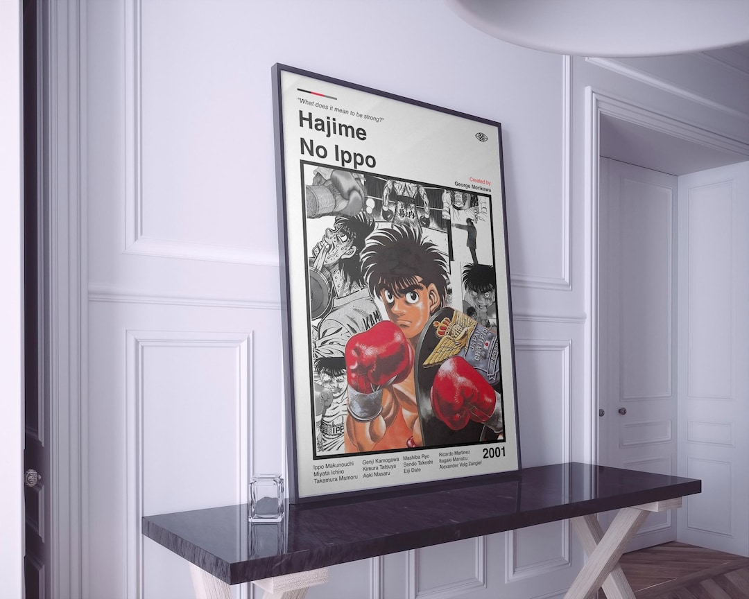 Hajime No Ippo Anime Poster: Minimalist Manga Art Print - Etsy