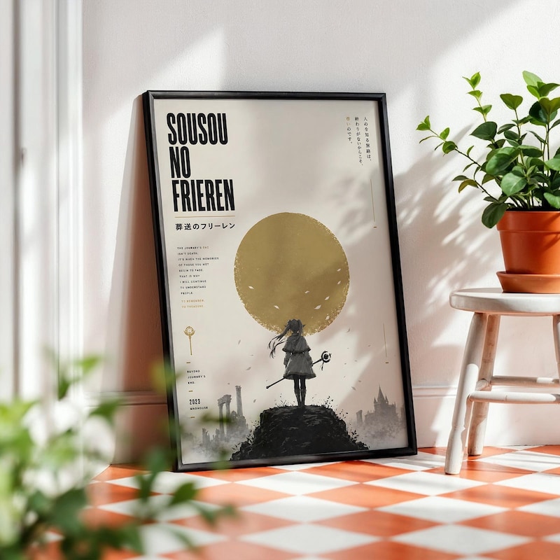 Minimalist Frieren Art - Etsy