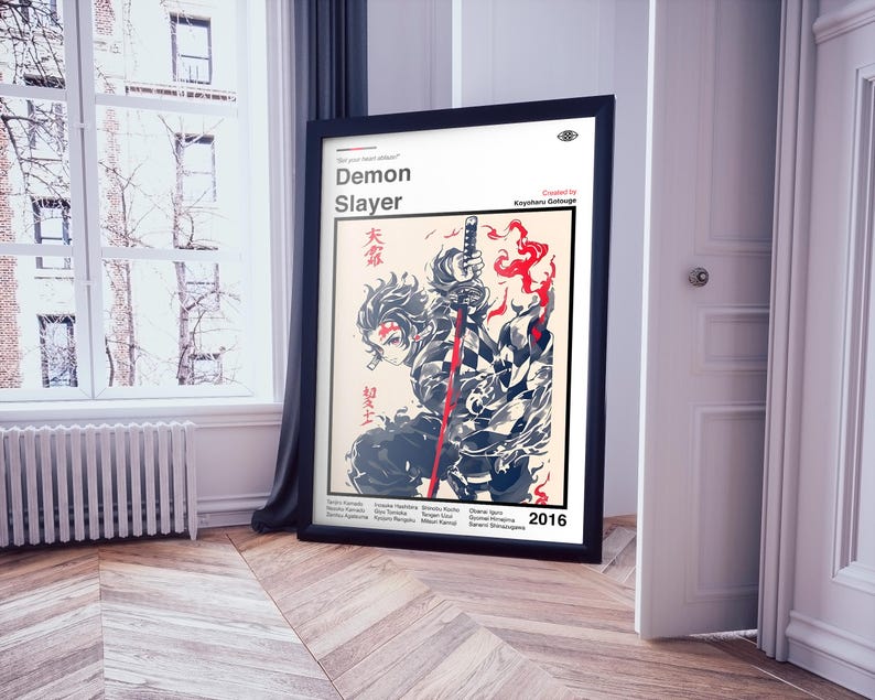 Demon Slayer Poster | Demon Slayer Print | Demon Slayer Anime Print ...