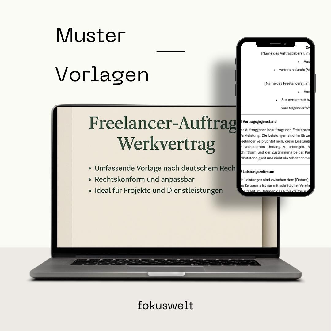Freelancer Work Contract (DE) – Sample Contract for the Self-employed ...