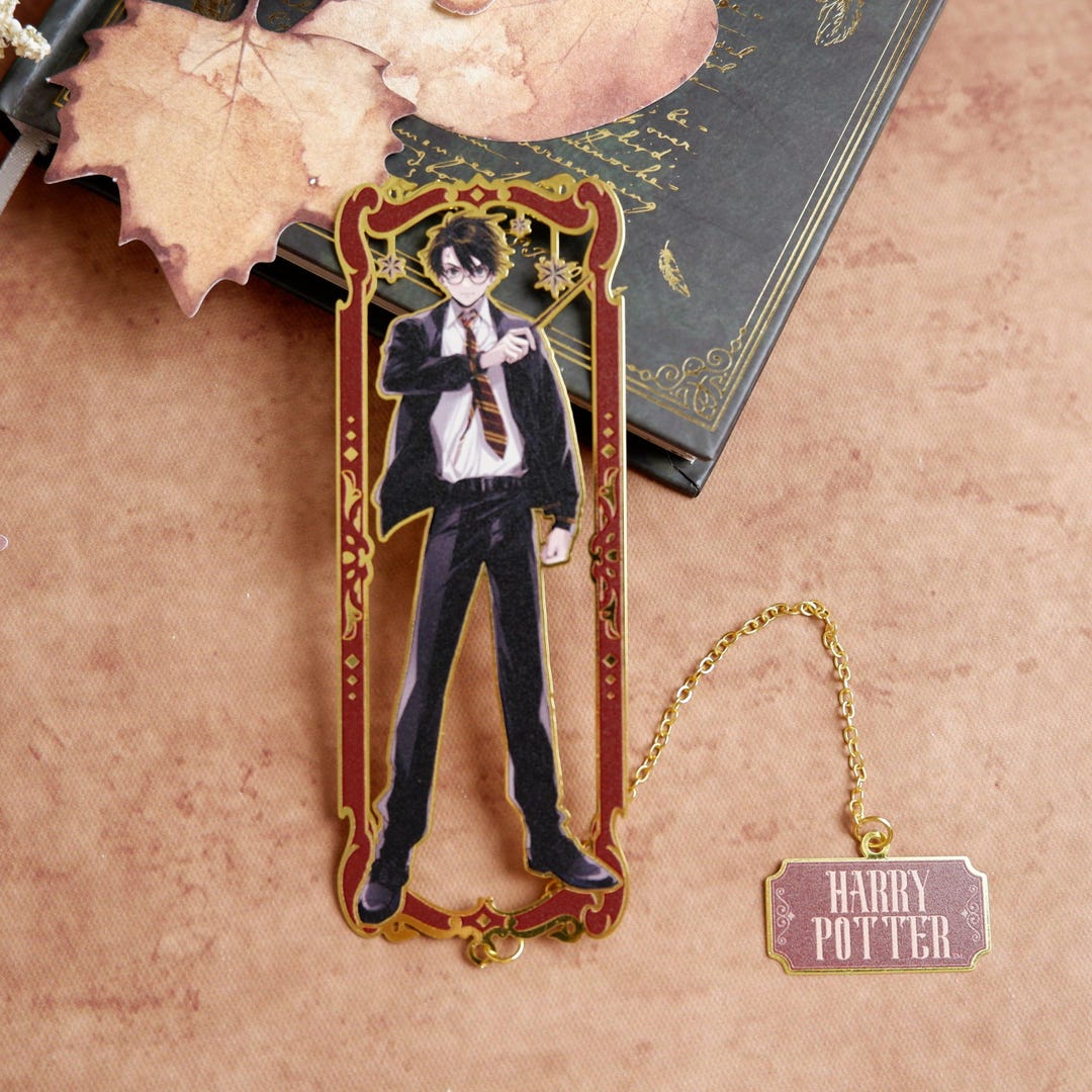 Anime Figure Bookmark Magic Peripherals Metal Ornaments Study ...