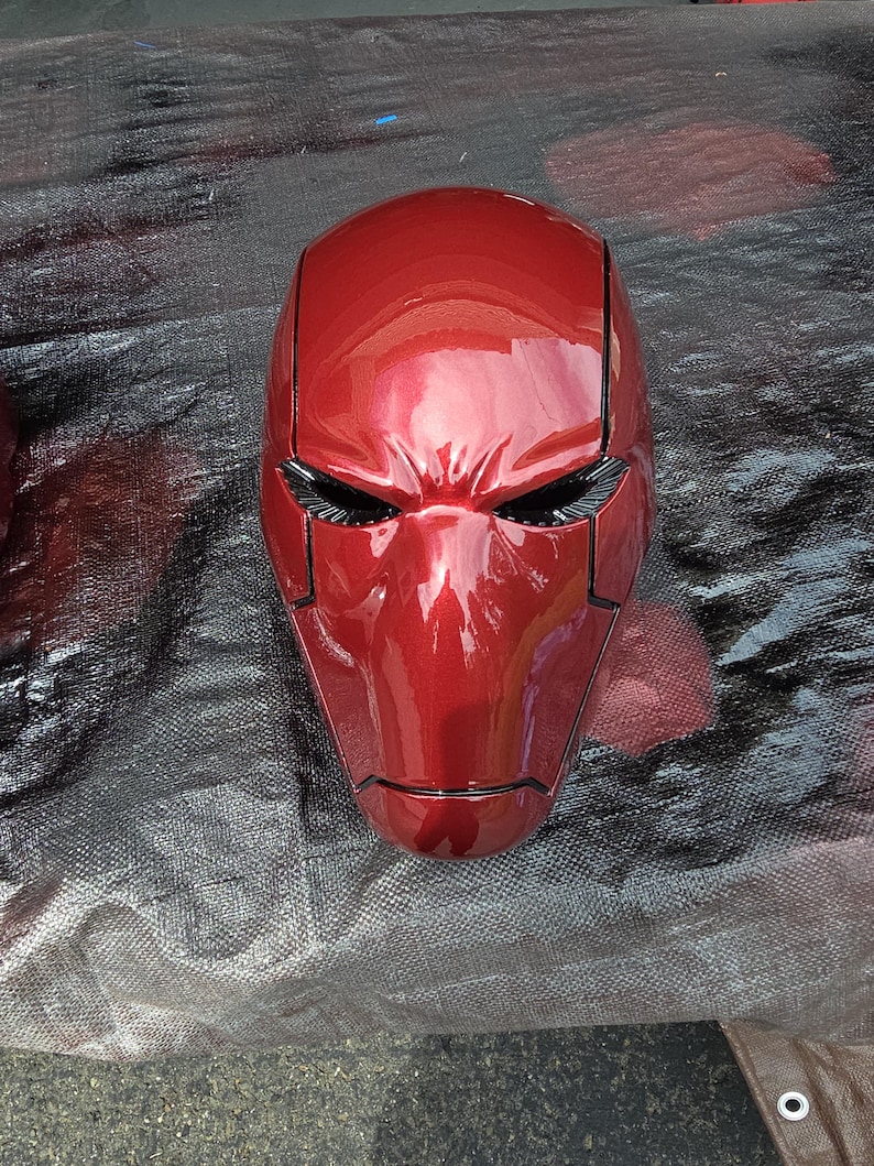 Handcrafted Red Hood Helmet - DC Comics Cosplay Prop - Etsy
