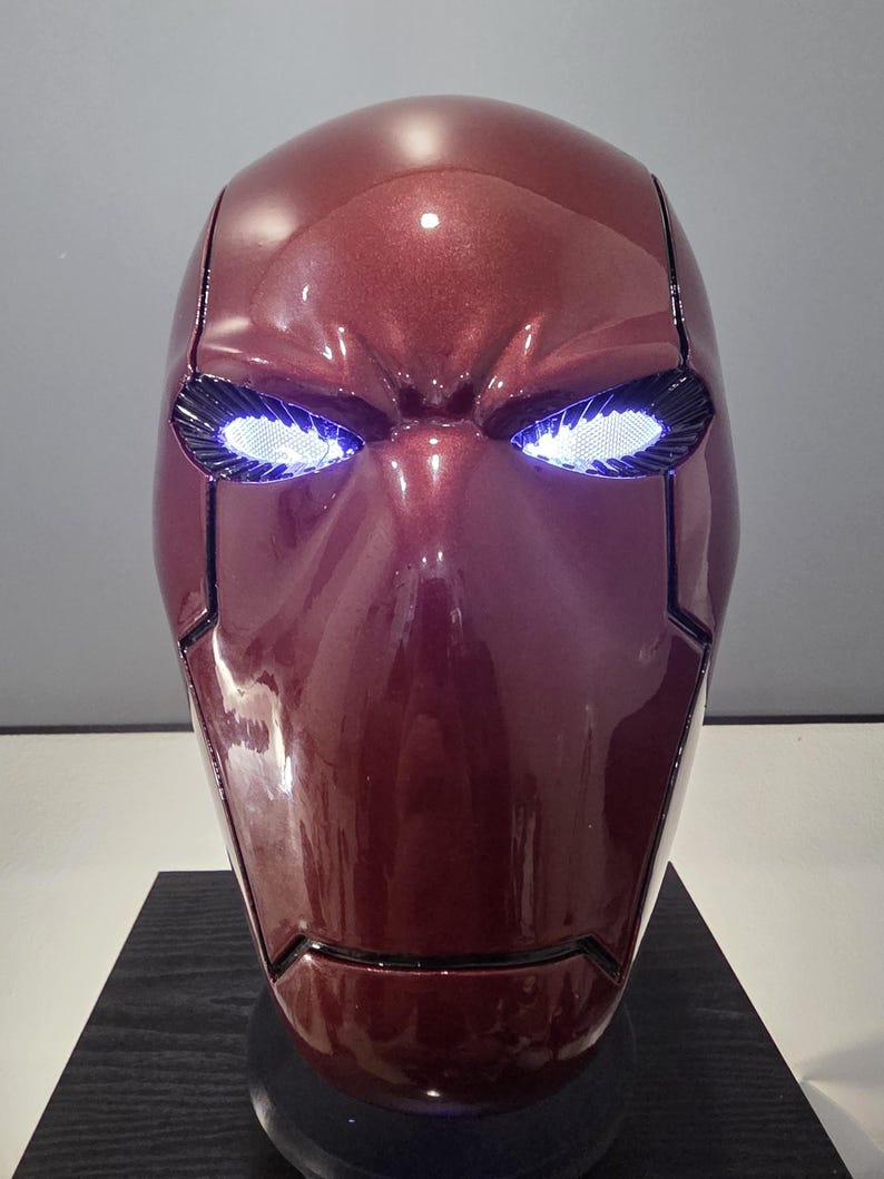 Handcrafted Red Hood Helmet - DC Comics Cosplay Prop - Etsy