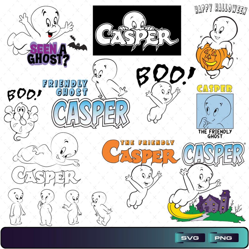 Casper Svg - Etsy