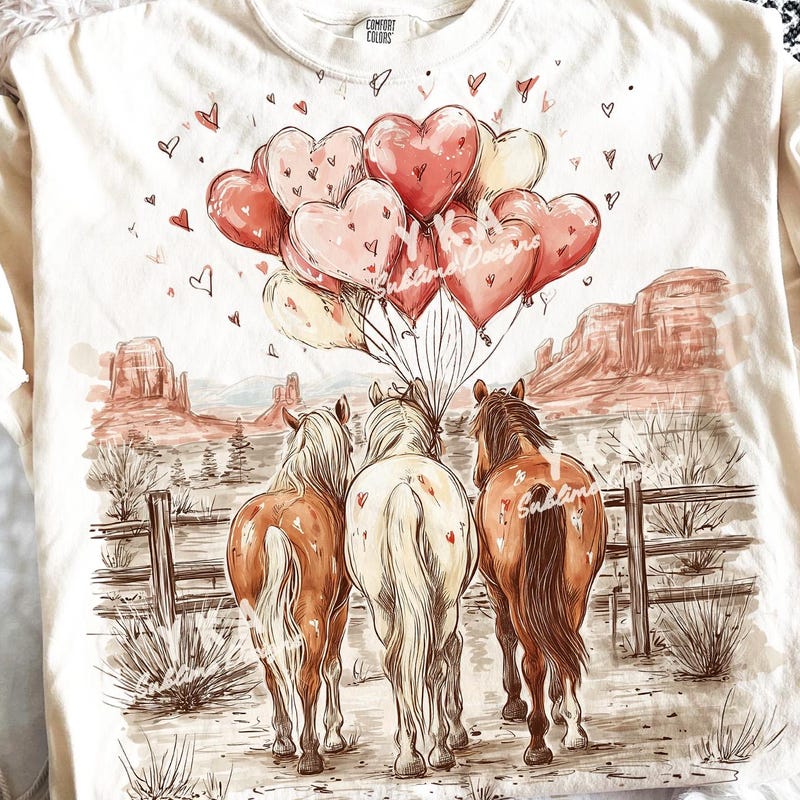 Western Horse Valentine - Etsy