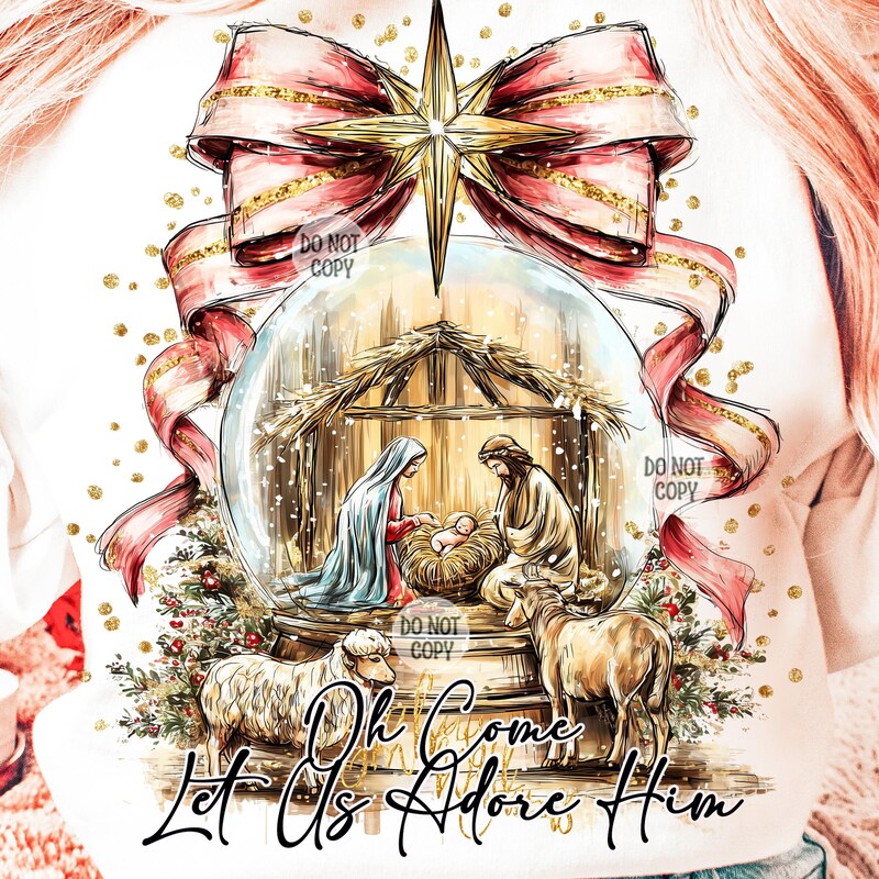 Pink Painted Nativity - Etsy