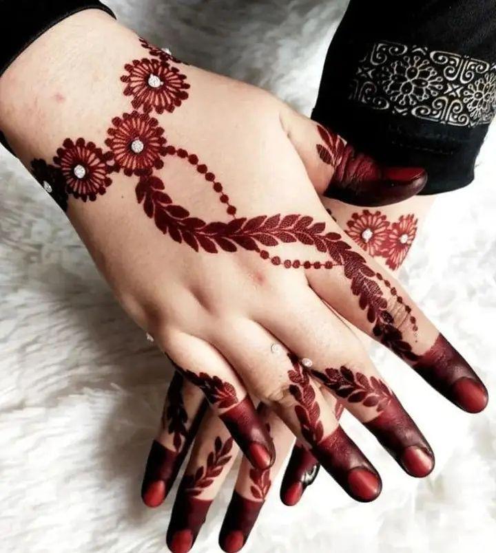 Elegant Iranian Mehndi Designs | Printable Persian Henna Art | Unique ...