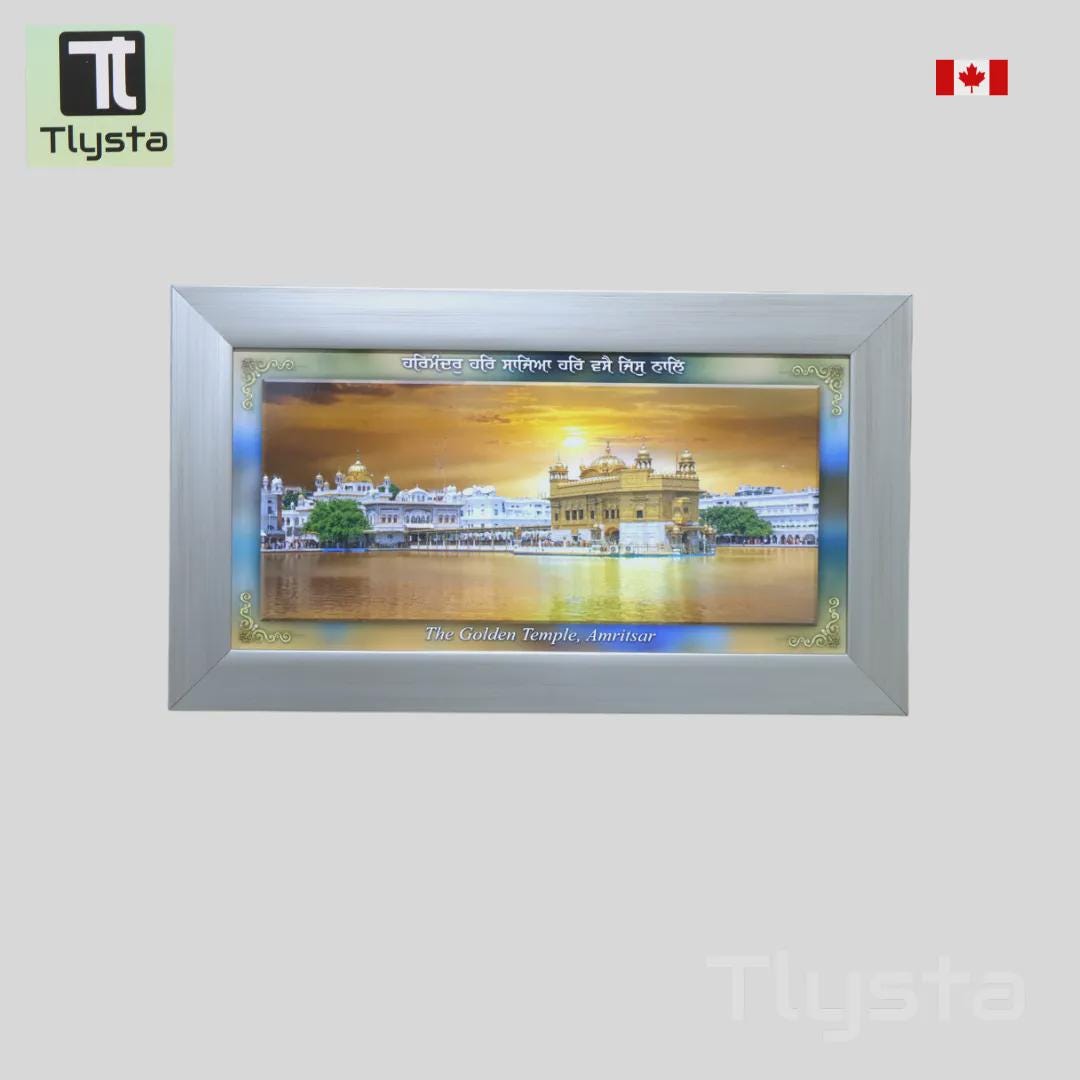 Golden Temple Photo Frame Orange Size 20x10 Inch - Etsy