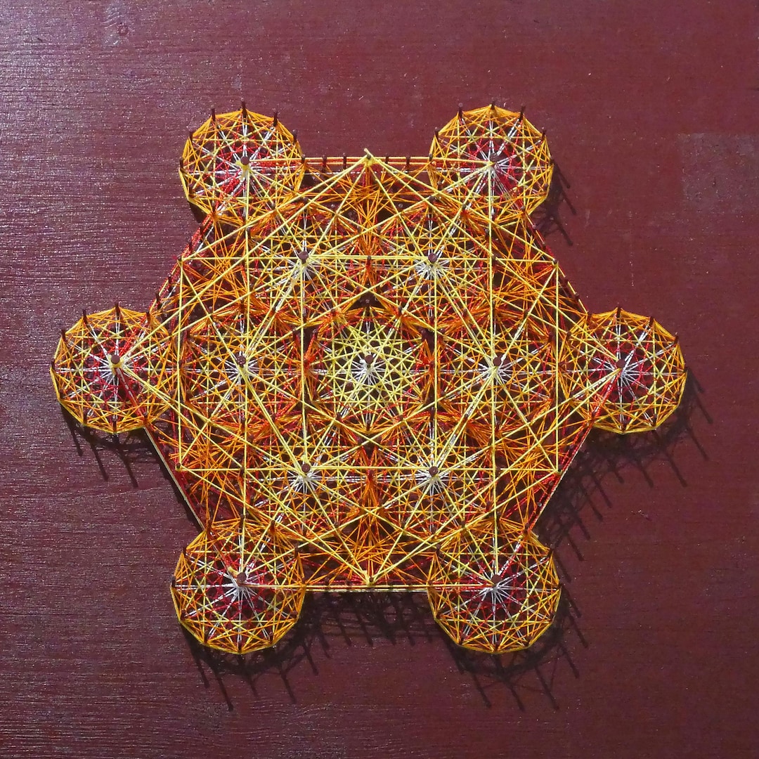Metatron's Cube String Art - Etsy