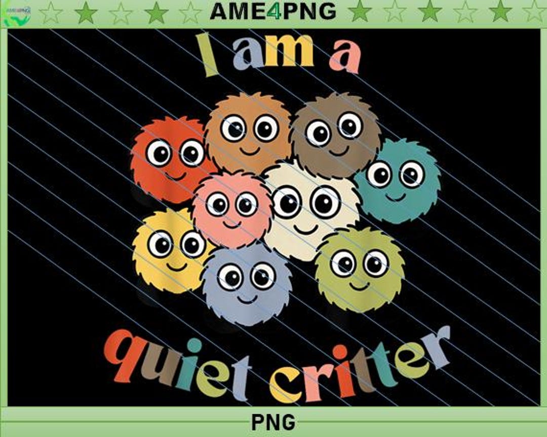 Quiet Critters PNG, Classroom Management Printable (digital Download ...