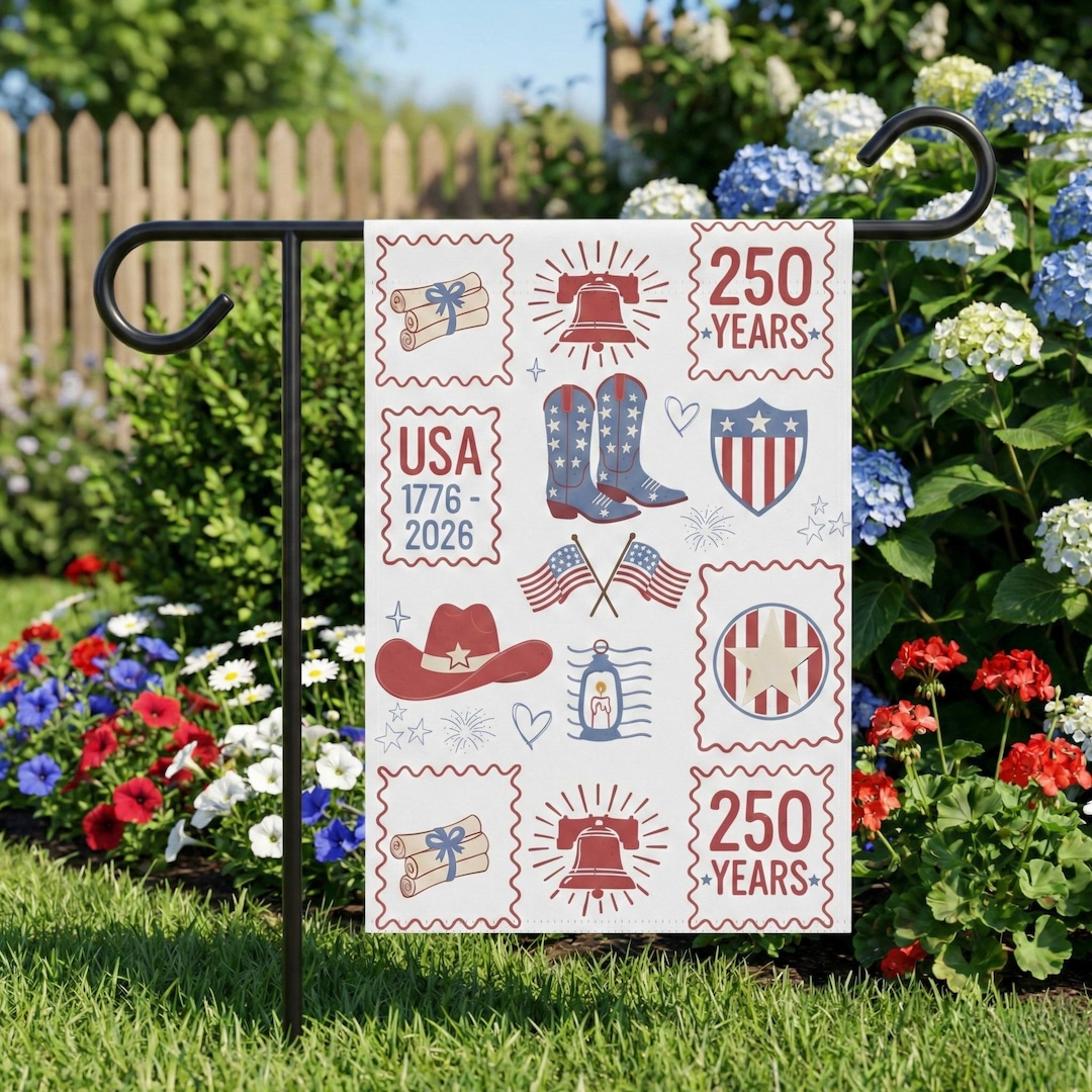 America 250th Anniversary Yard Flag, Semiquincentennial Independence ...