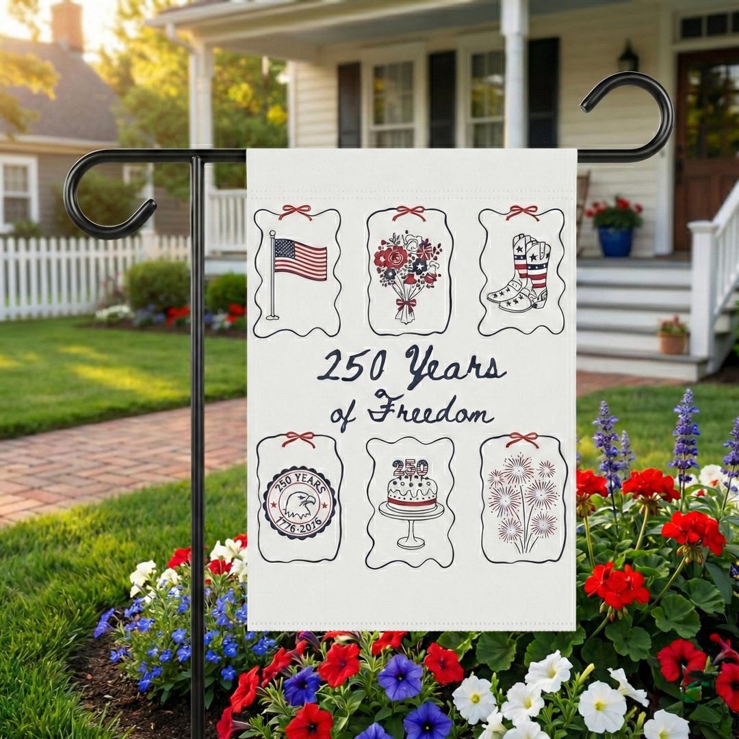 America 250th Anniversary Yard Flag, Semiquincentennial Independence ...