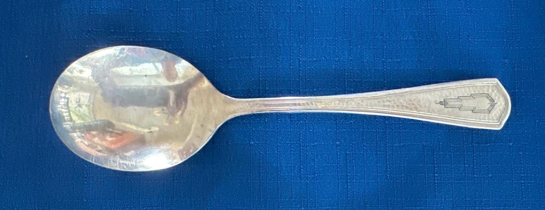 Silver Plate Oneida “beacon” AKA “miami” Pattern Soup Spoon 1931 ...