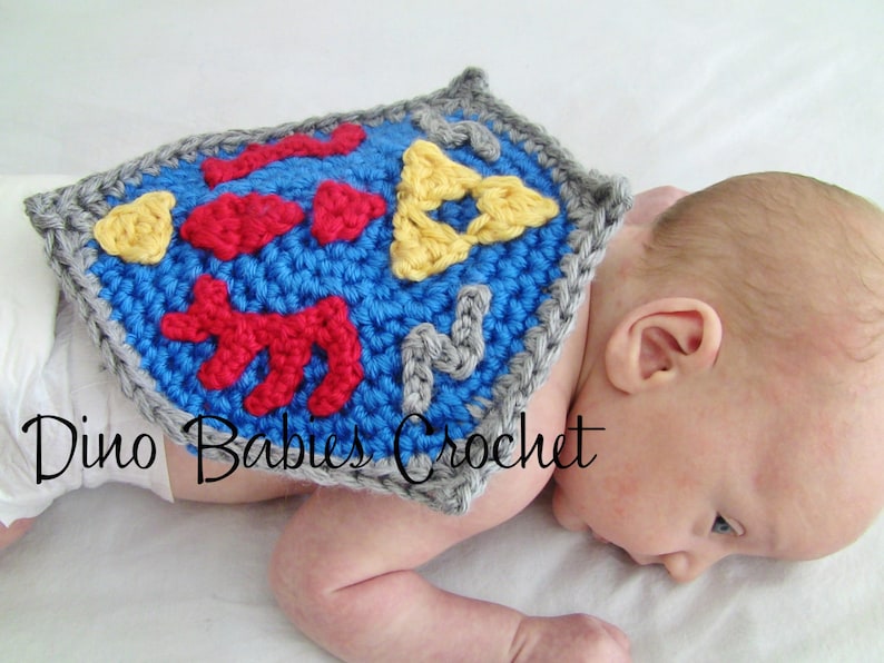Hyrule Shield Newborn Crochet Cape Photography Prop - Etsy