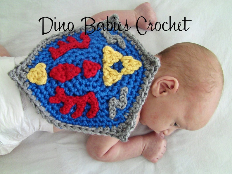 Hyrule Shield Newborn Crochet Cape Photography Prop - Etsy