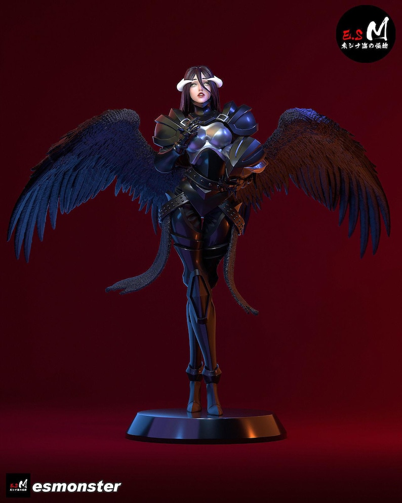 Overlord Albedo Resin Figure: 3D Printed Model Kit or Hand-painted ...