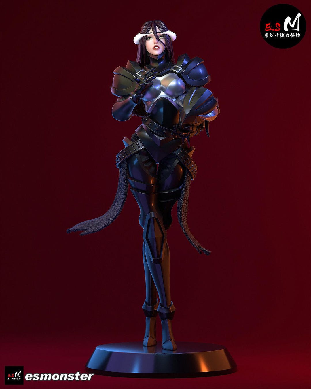 Overlord Albedo Resin Figure: 3D Printed Model Kit or Hand-painted ...