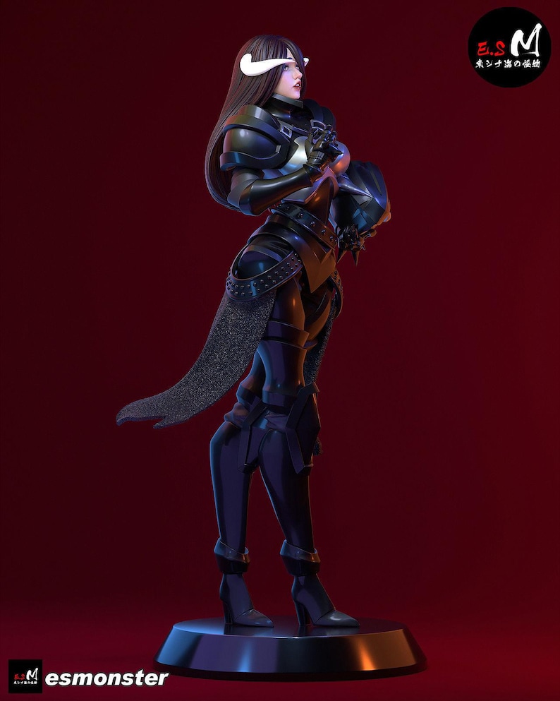 Overlord Albedo Resin Figure: 3D Printed Model Kit or Hand-painted ...