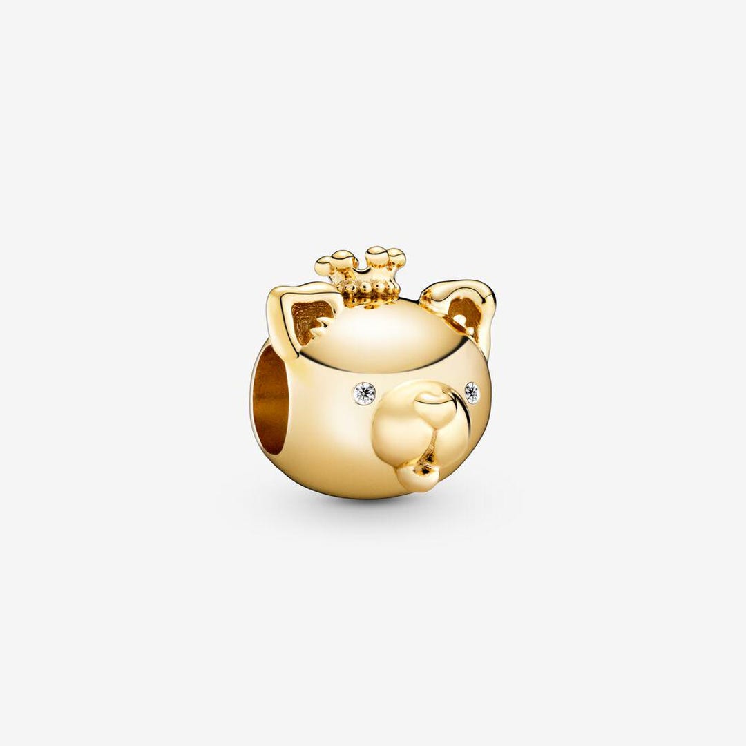 Pandora Shining Dog Pandora Shine 18k Gold Plated Charm - Etsy