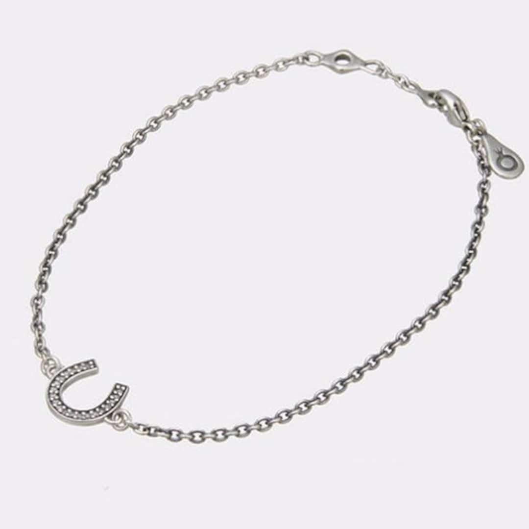 Pulsera Pandora de plata con símbolo de la suerte, herradura y ...