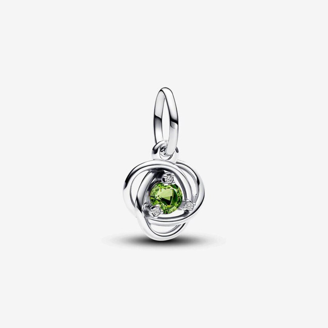 Pandora August Crystal Birthstone Eternity Circle Dangle Charm - Etsy