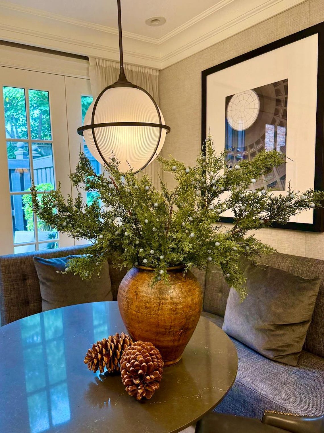 Realistic Faux Juniper Branch – Soft-touch Winter Greenery Stem - Etsy