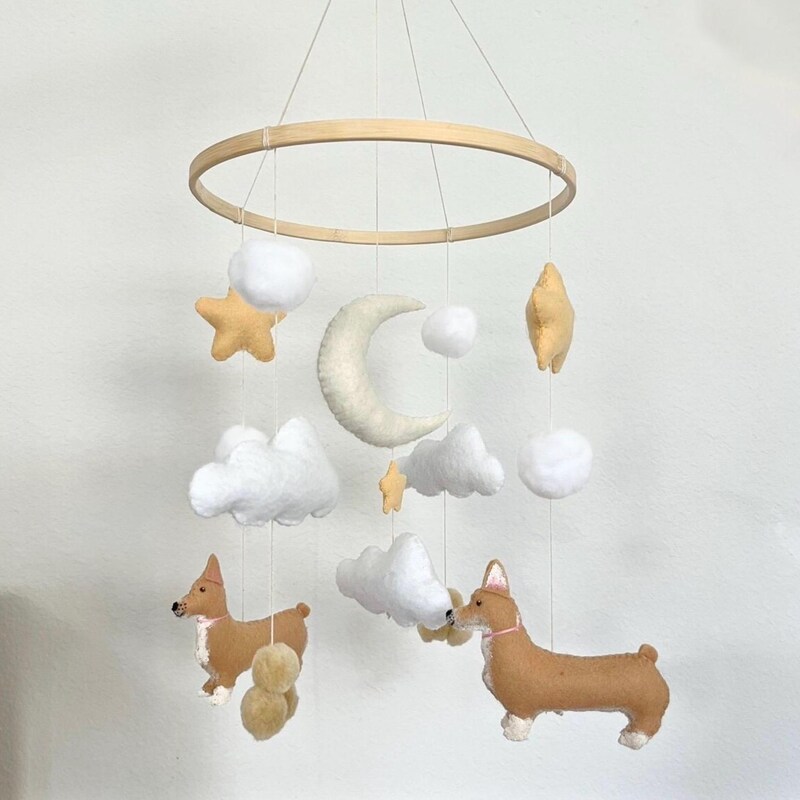 Custom Dog Baby Mobile - Etsy