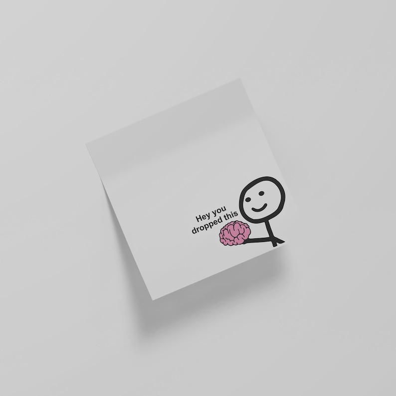 Funny Work Sticky Notes - Office Humor Post-it Note Pad - 4" X 4" - 50 ...