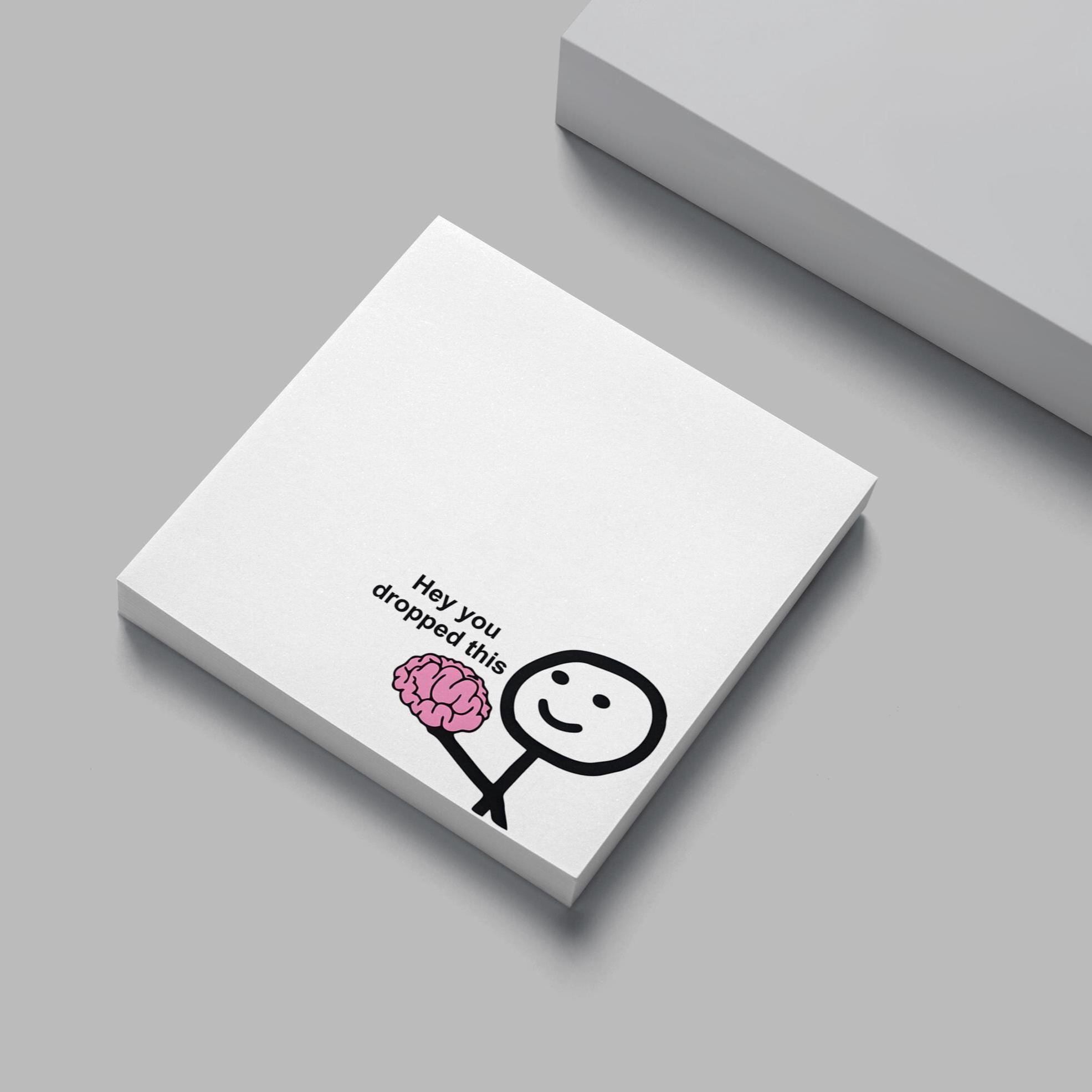 Funny Work Sticky Notes - Office Humor Post-it Note Pad - 4" X 4" - 50 ...