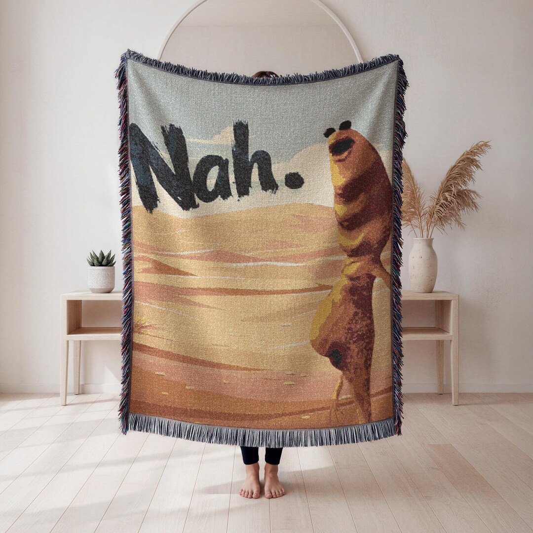 Marcus the Worm VR Chat Meme Funny Woven Blanket 50" X 60" - Etsy