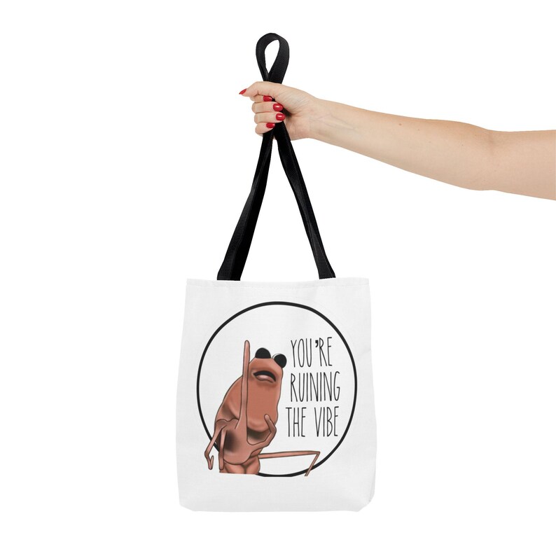 Marcus the Worm, Tote Bag, Funny Tote Bag, Marcus VR Chat, Cute Tote ...