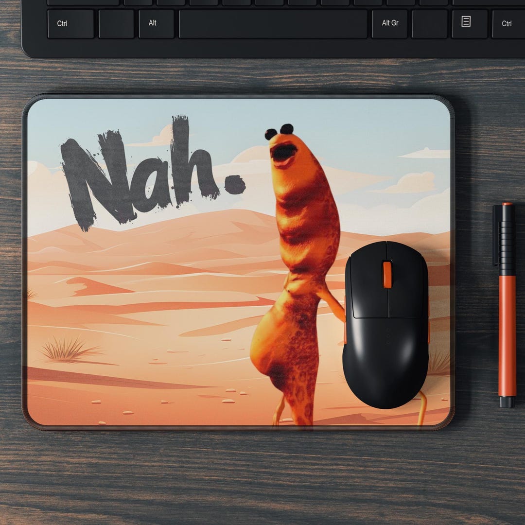 Marcus the Worm VR Chat Meme Funny Gaming Mousepad 9x7 - Etsy