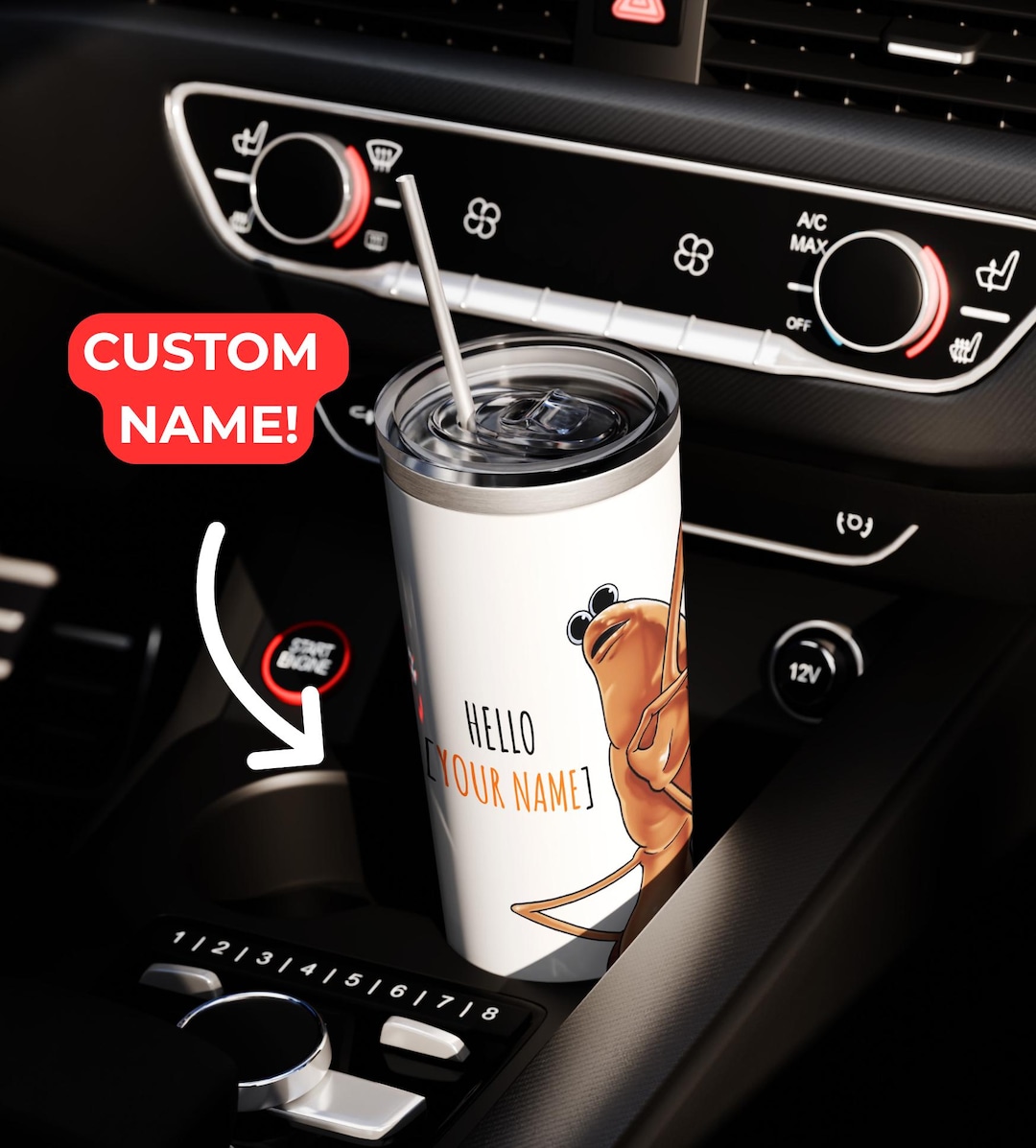Marcus the Worm VR Chat Custom Name Skinny Tumbler 20 OZ - Personalized ...