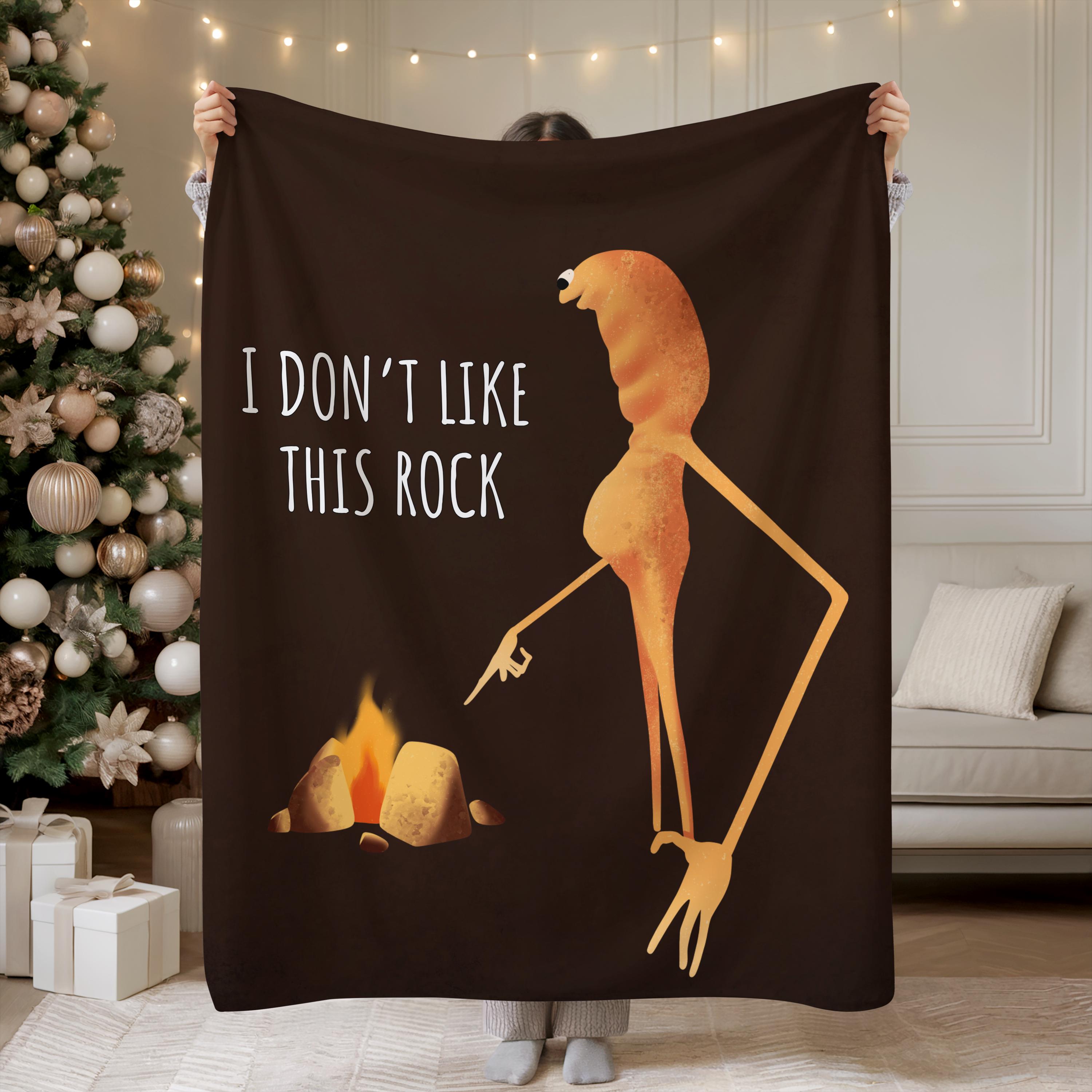 Marcus the Worm VR Chat Meme Funny Fleece Sherpa Blanket | 50" X 60 ...